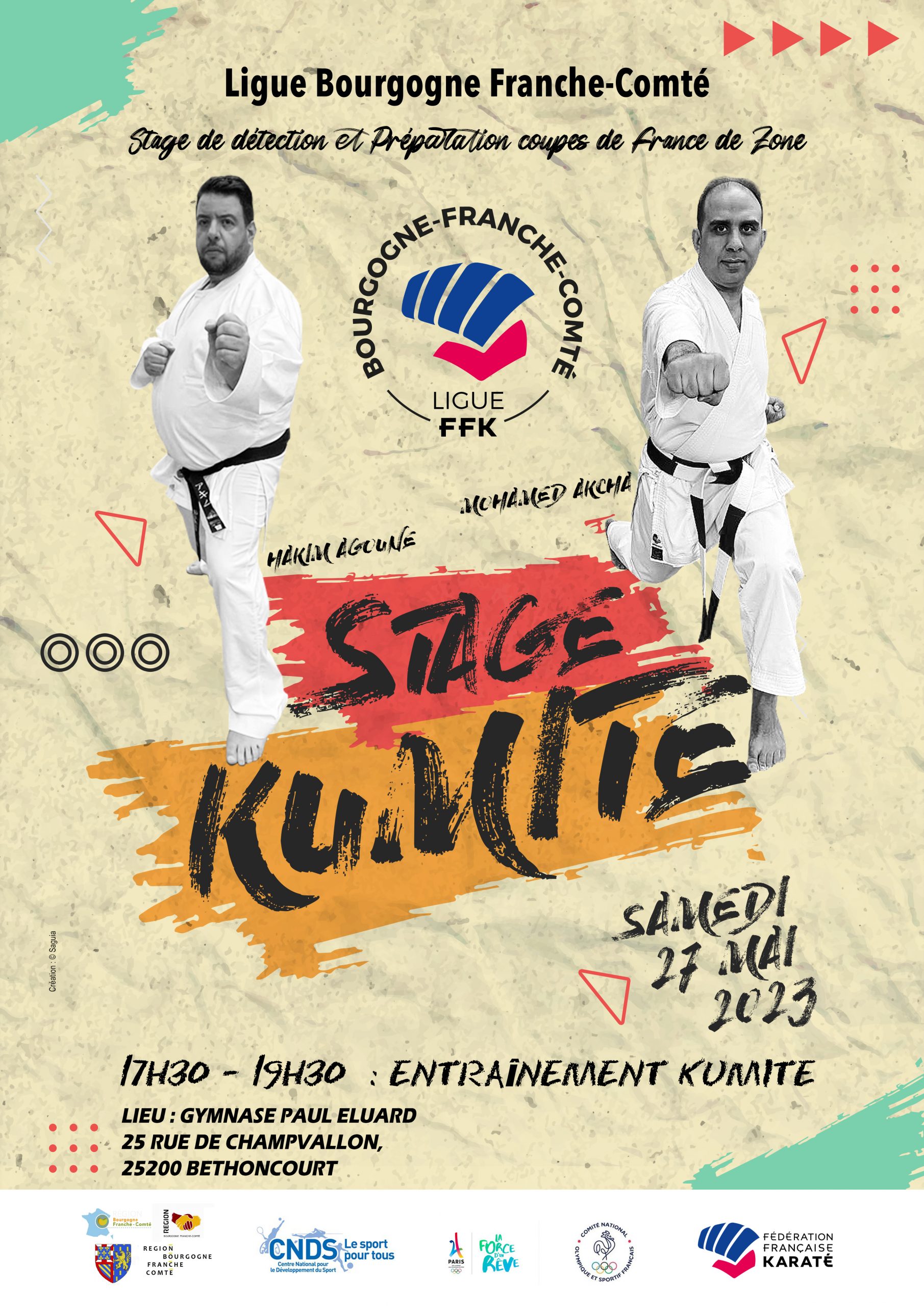 Stage kumité avec Hakim AGOUNE et Mohamed AKCHA le 27 mai 2023 à ...