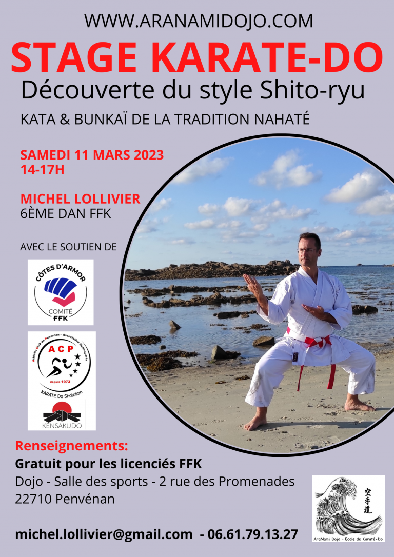 Stage découverte du style Karaté Shito-ryu - Comité Départemental des ...