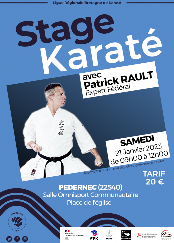Stage de Ligue Expert Fédéral Karaté Patrick RAULT 8ème Dan - Comité ...