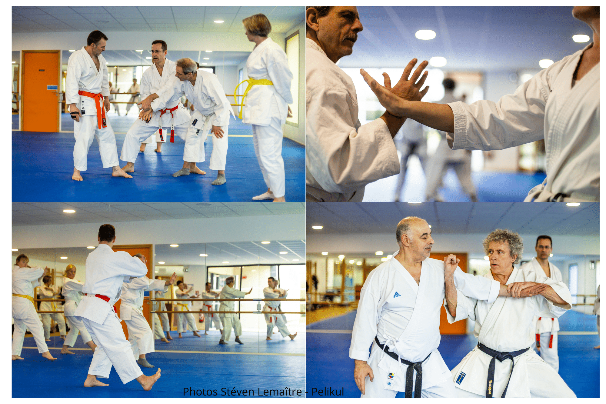 Petit groupe mais groupe très attentif pour le second stage Karaté ...