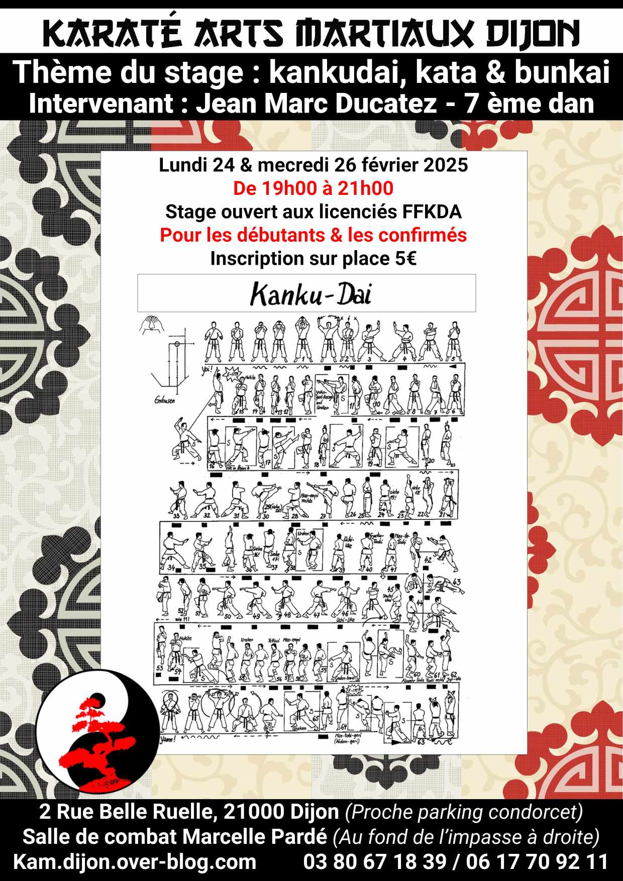 Stage Kankudai, kata & bunkai - Karaté Arts Martiaux Dijon - Comité ...