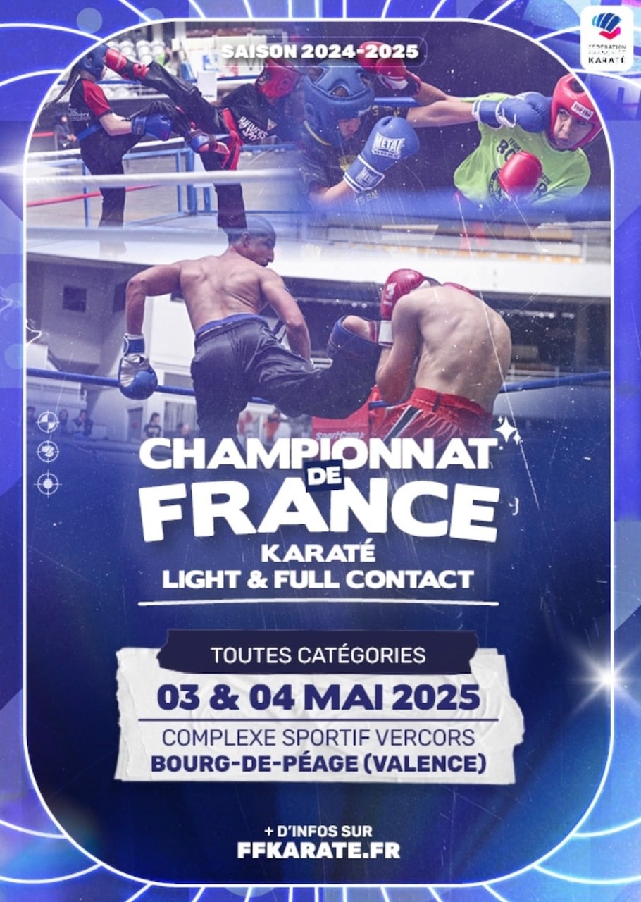 Résultats championnat de France full/light contact ffkmda à bourg de péage (Valence) le 03/05/25 ...