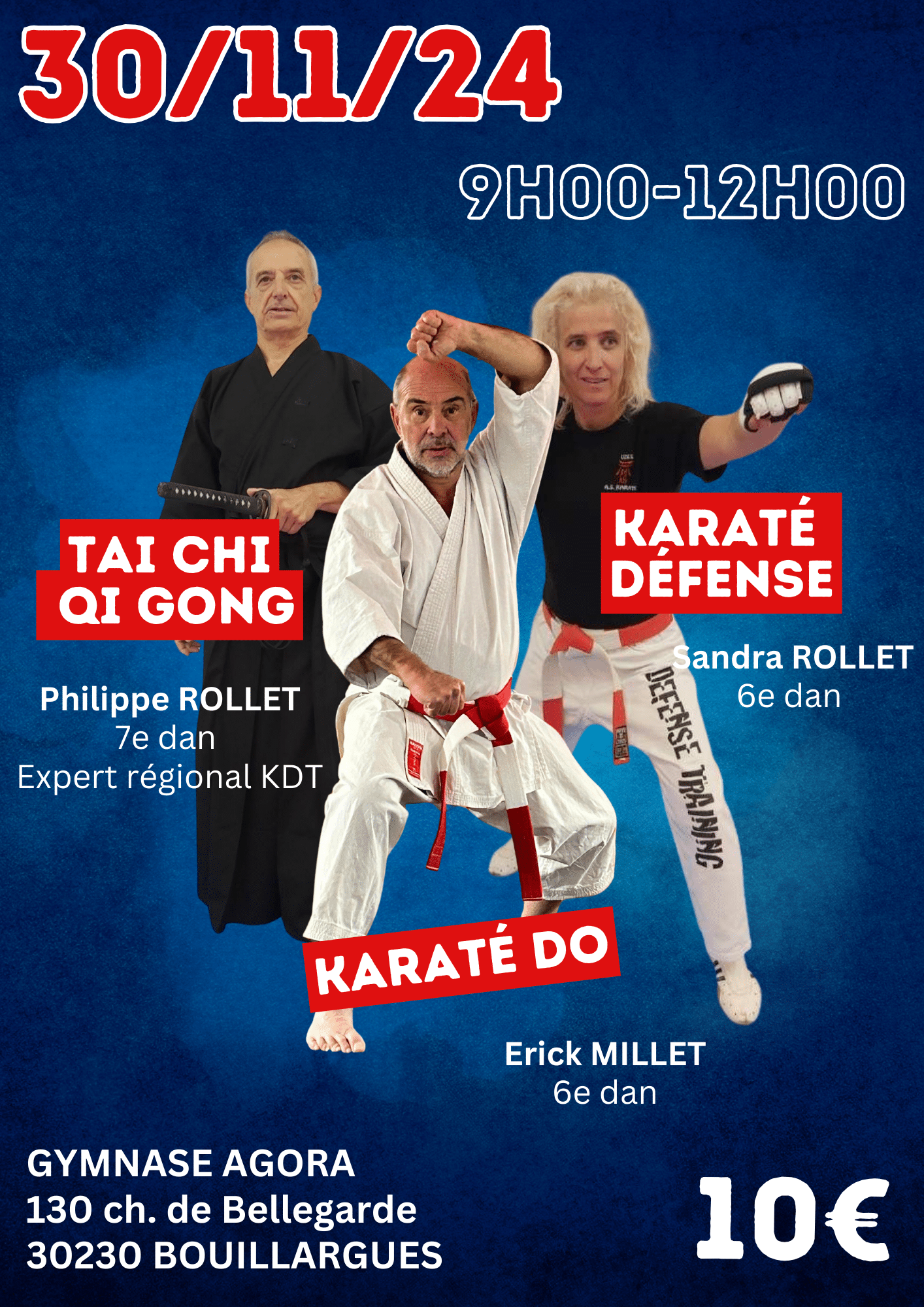 TAI CHI QI GONG/KARATE DEFENSE TRAINING/KARATE TRADITIONNEL - Comité ...