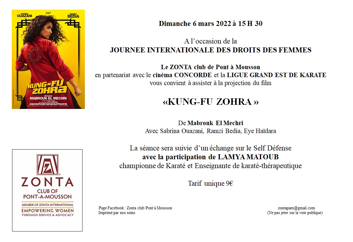 Journée internationale des droits des femmes- 6 mars à Pont à Mousson ...