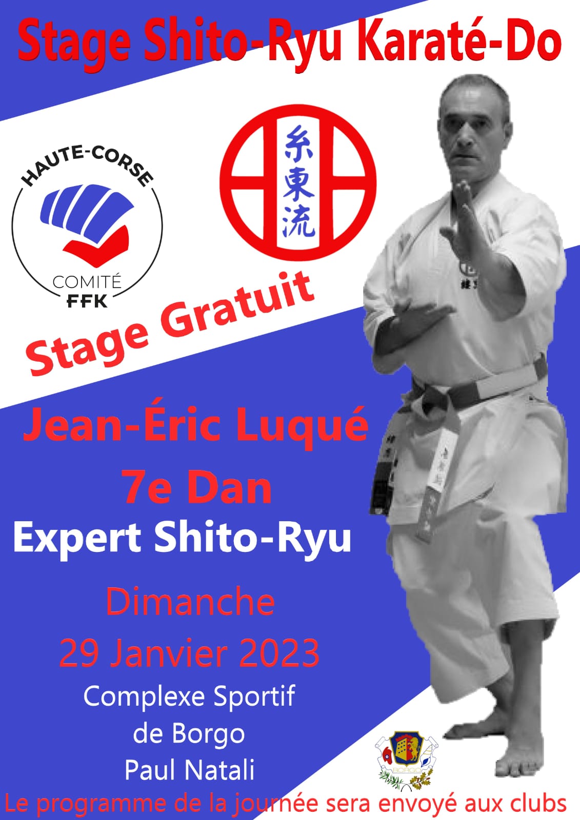 STAGE GRATUIT AVEC JEAN ERIC LUQUE - Comité Départemental de Haute ...