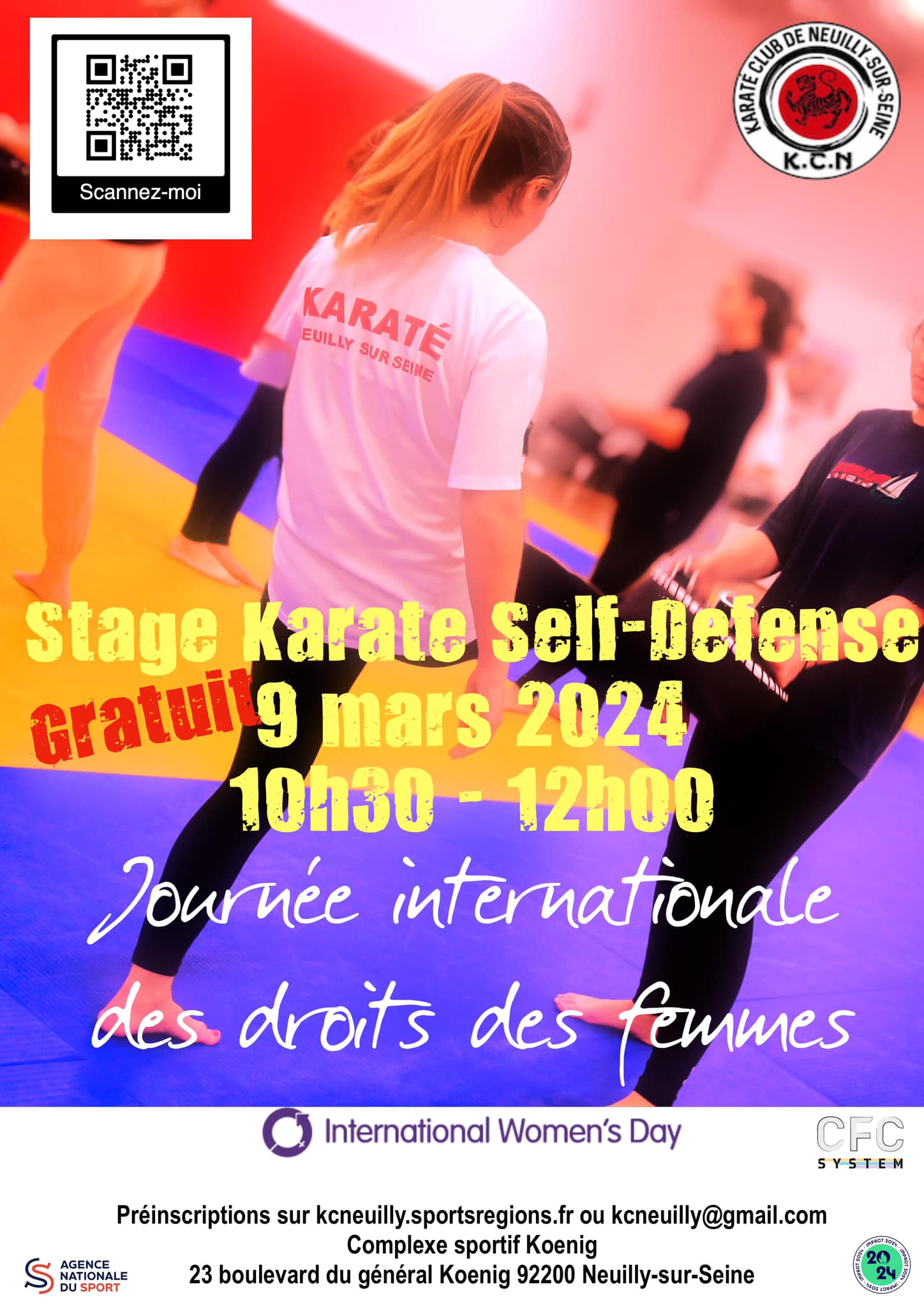 Stage de Self-Défense féminine - 09.03.2024 - Comité Départemental des ...