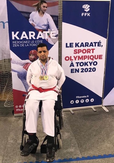 Para-Karaté Fatah SEBBAK double champion de France - Zone ...