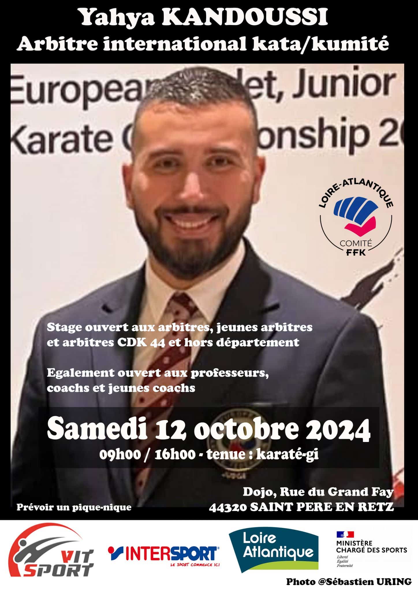 Stage arbitrage : Yahya KANDOUSSI, arbitre international kata/kumité ...