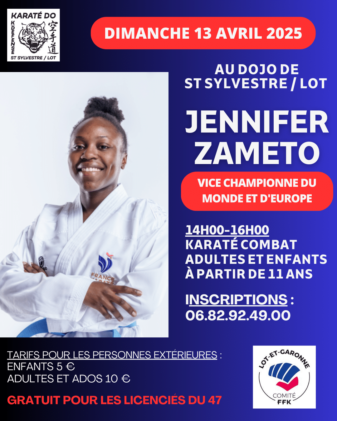 STAGE KARATE COMBAT - JENNIFER ZAMETO - 13 AVRIL 2025 - Comité ...