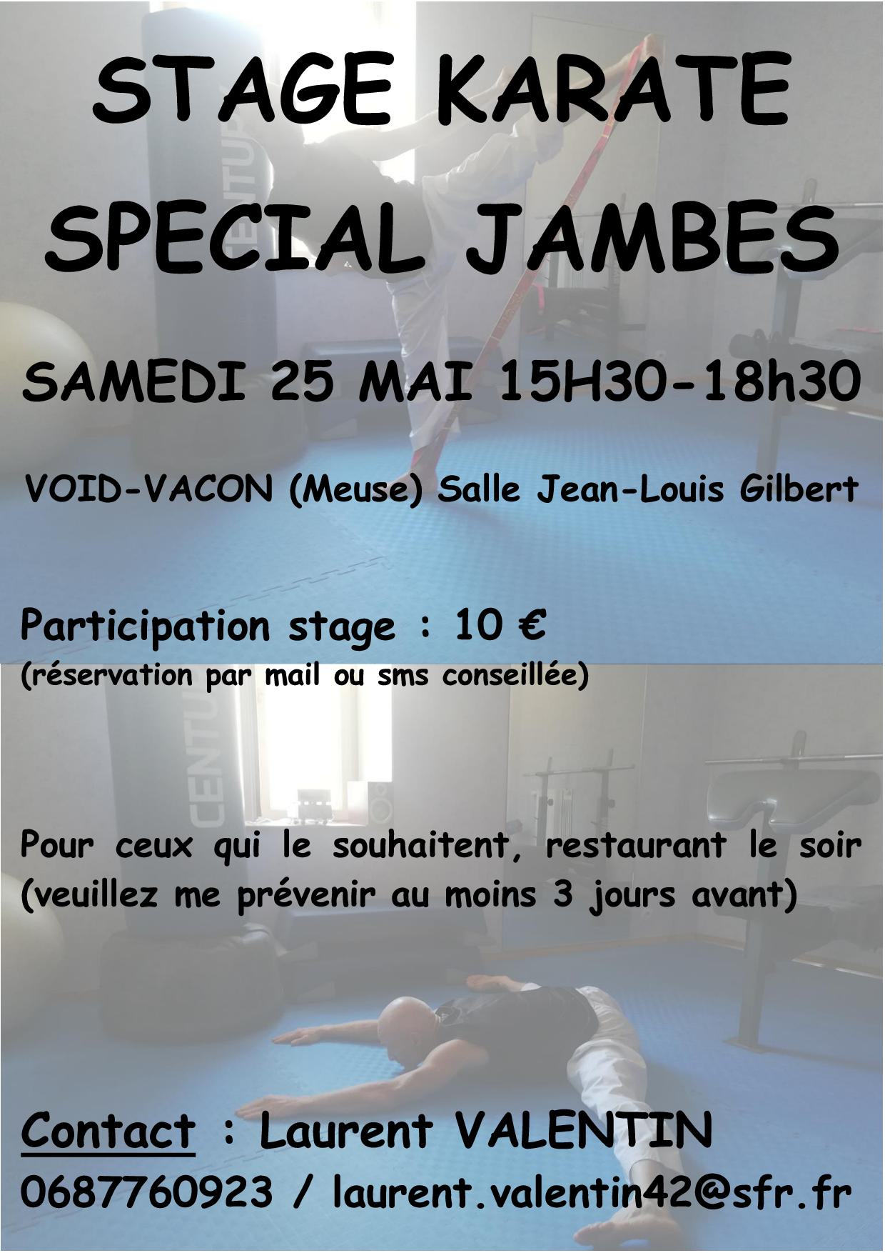 Stage Spécial Jambes - Comité Départemental de la Meuse de Karaté et ...