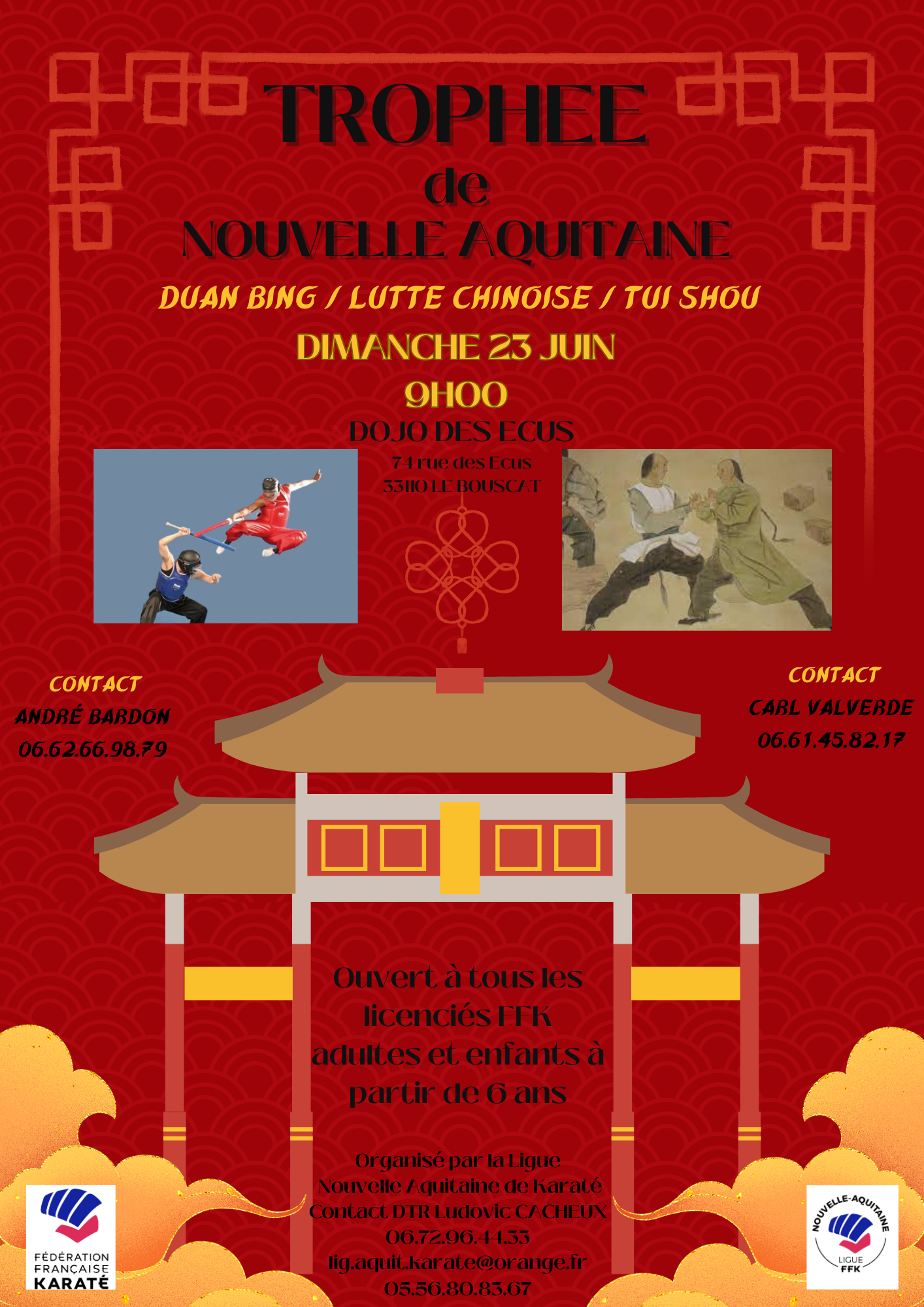 TROPHEE DUAN BING/ LUTTE CHINOISE/ TUI SHOU - Ligue Régionale Nouvelle ...