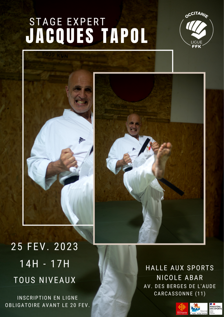 Stage d'expert avec Jacques TAPOL - Ligue Régionale Occitanie de Karaté ...