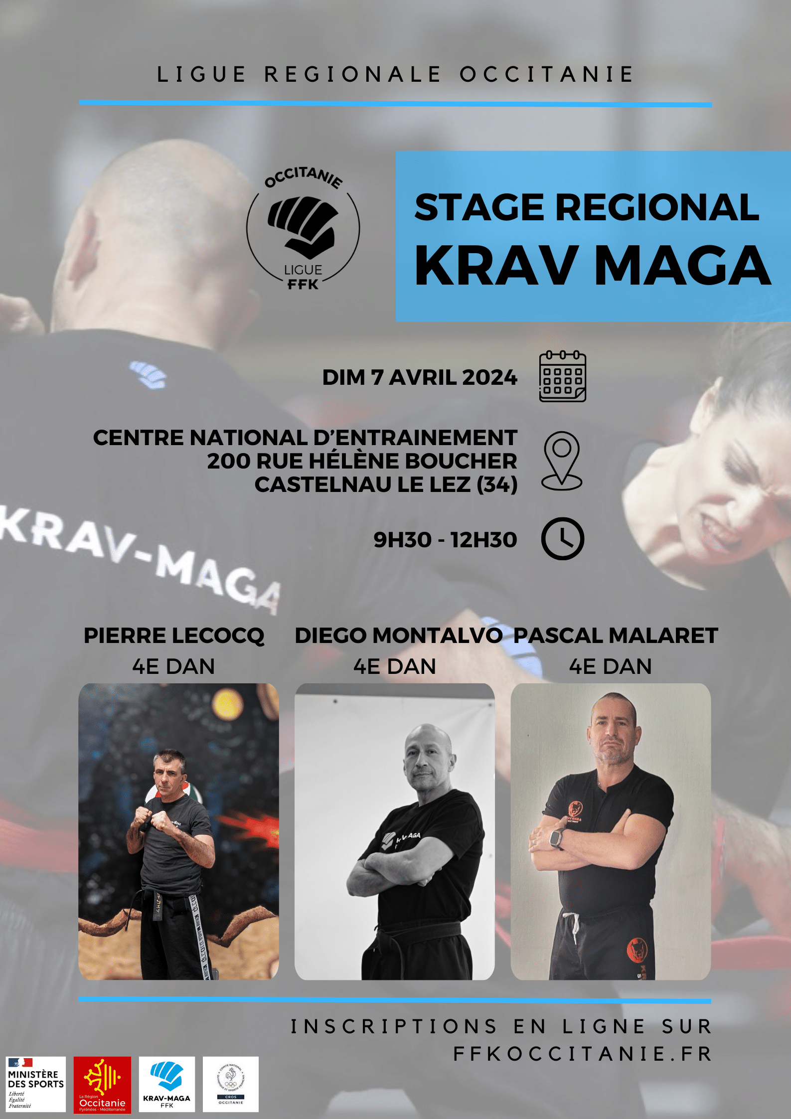 Stage régional de Krav Maga - Ligue Régionale Occitanie de Karaté et ...