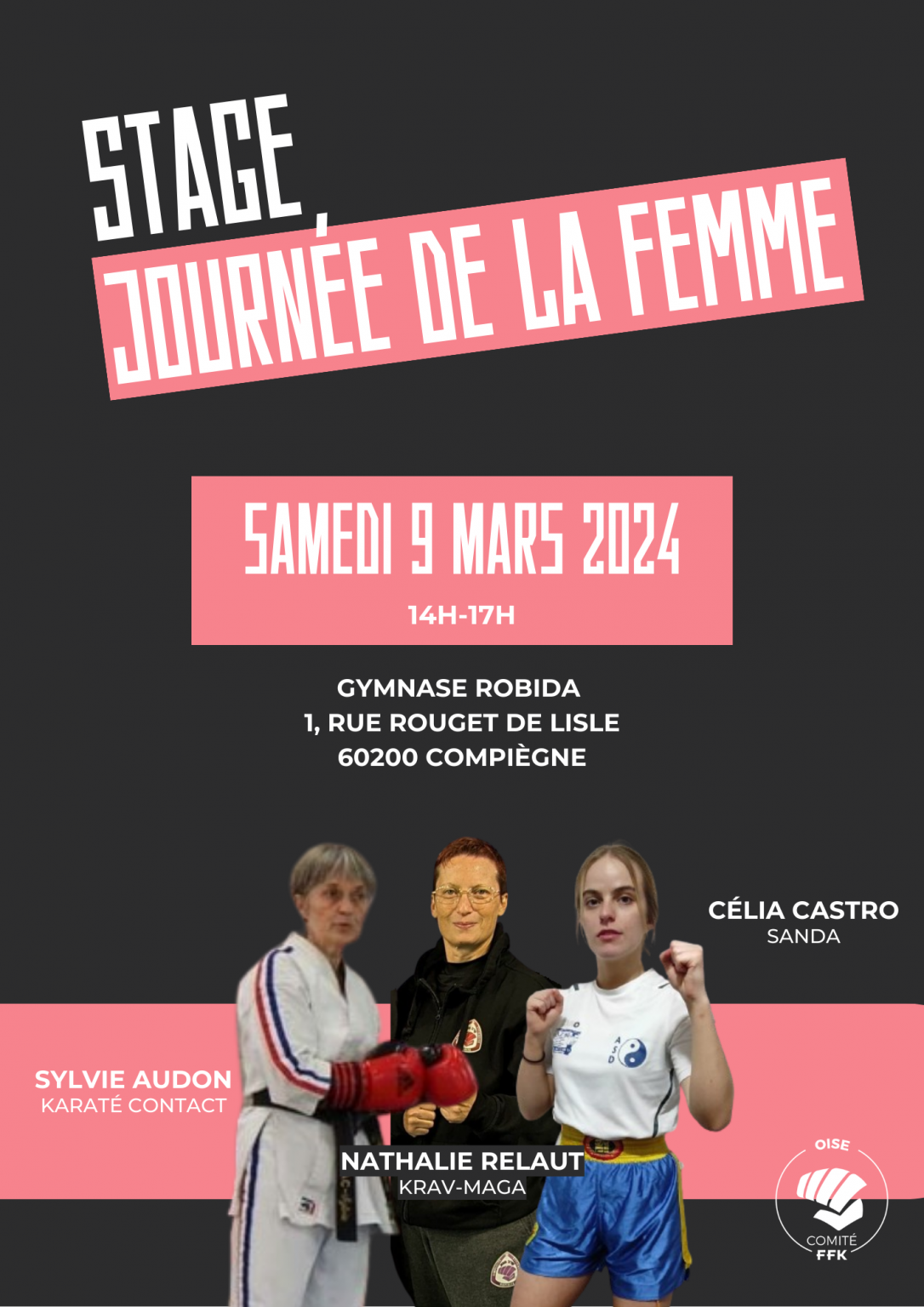 Stage CDOK - Journée de la femme - Comité Départemental de l’Oise de ... Stage CDOK - Journée de la femme - Comité Départemental de l’Oise de ...