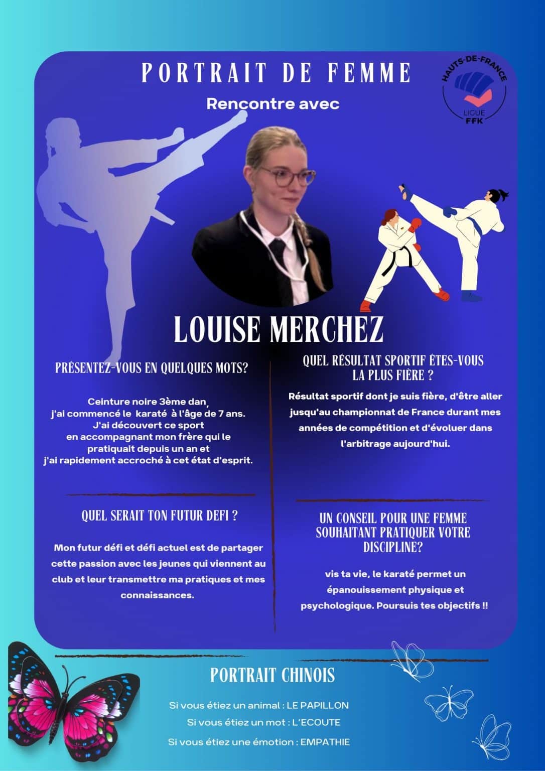 Portrait de Femme - Comité Départemental de l’Oise de Karaté et ...
