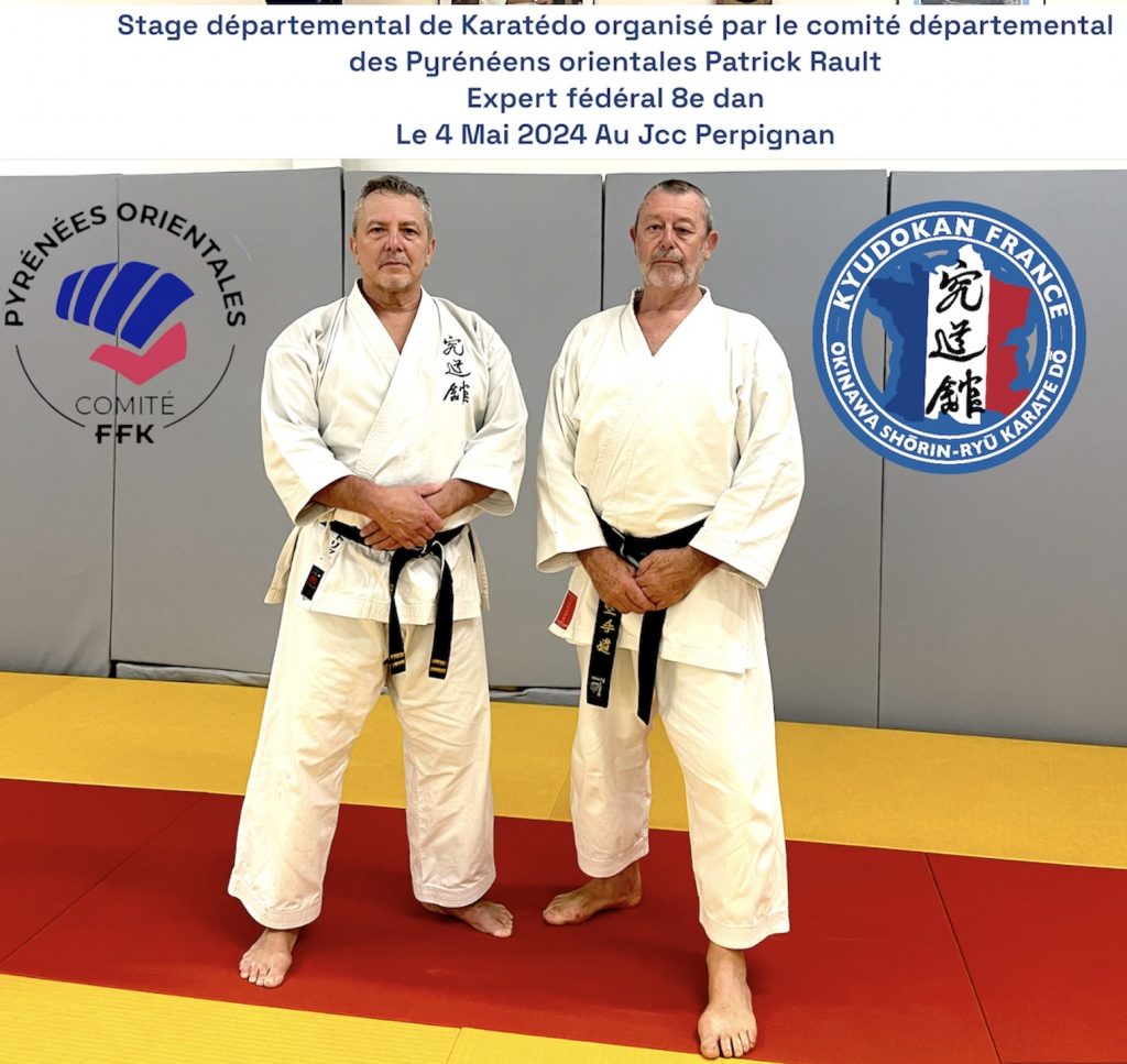 04 MAI : Stage départemental dirigé par Patrick RAULT 8° Dan, expert ...