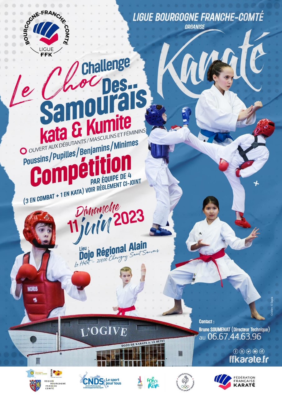 Challenge KATA ET KUMITE LE 11 JUIN 2023 DOJO L'OGIVE - Comité ...