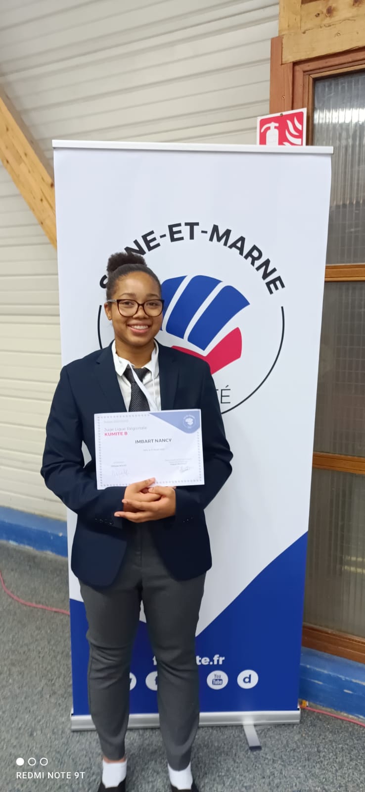 Nancy IMBART nouvellement diplômée en qualité de Juge Régionale Kumité ...