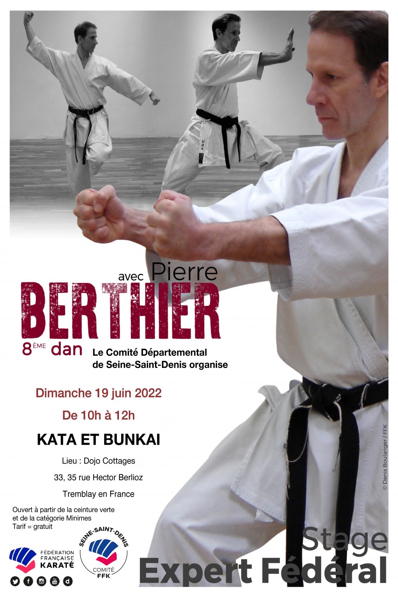 Stage expert fédéral avec PIERRE BERTHIER, 8ème Dan - Comité ...