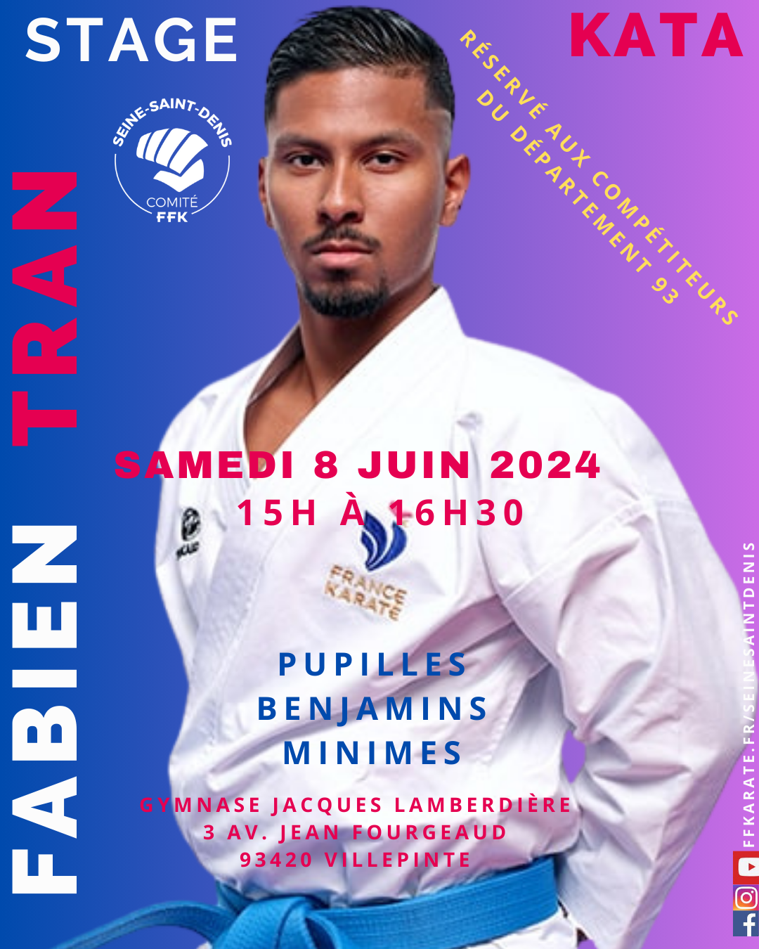 STAGE DÉPARTEMENTAL KATA - 8 JUIN 2024 - FABIEN TRAN - Comité ...
