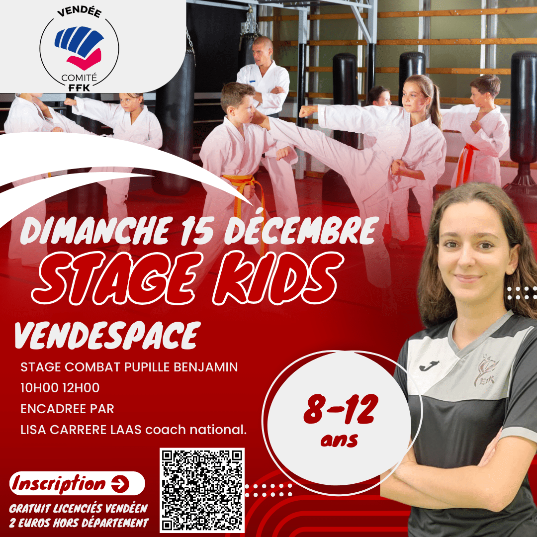 STAGE COMBAT KIDS KARATE - Comité Départemental de Vendée de Karaté et ...